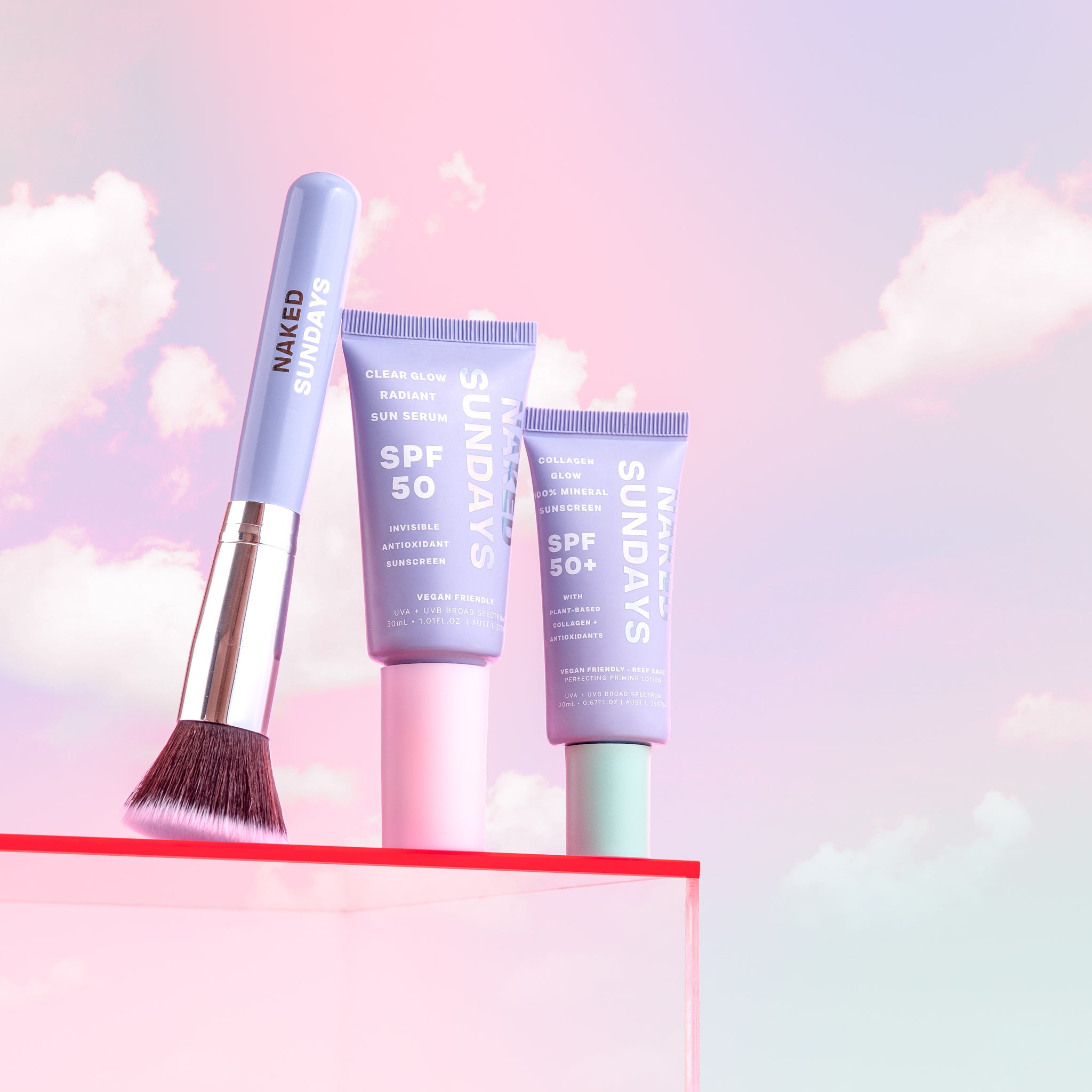 Shop Mini Sunscreen SPF50 | Travel-Size Sun Protection – Naked Sundays AUS