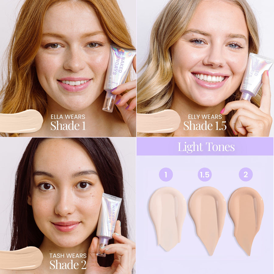 BeautyScreen™ SPF50 Peptide Foundation Tint - 2 Fair Sand – Naked ...