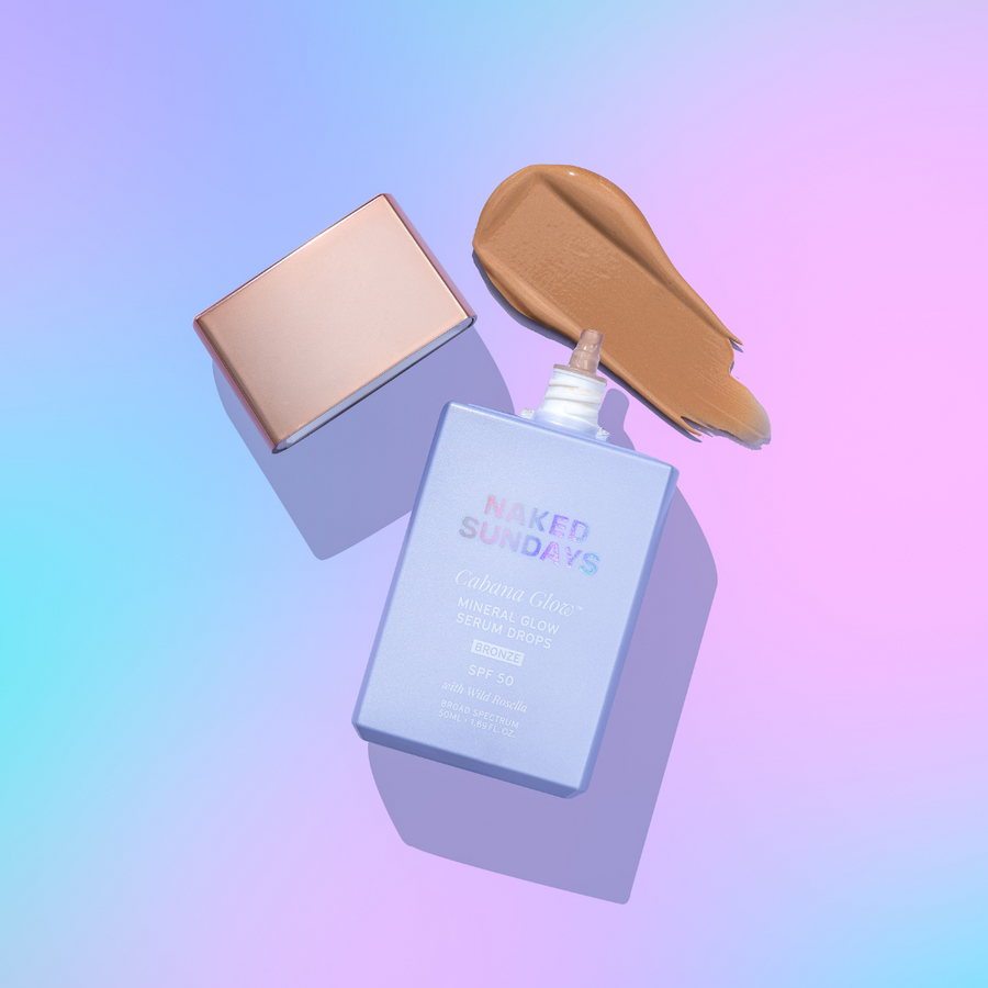 CabanaGlow™ SPF50 Mineral Glow Serum Drops - Bronze | Tinted SPF ...