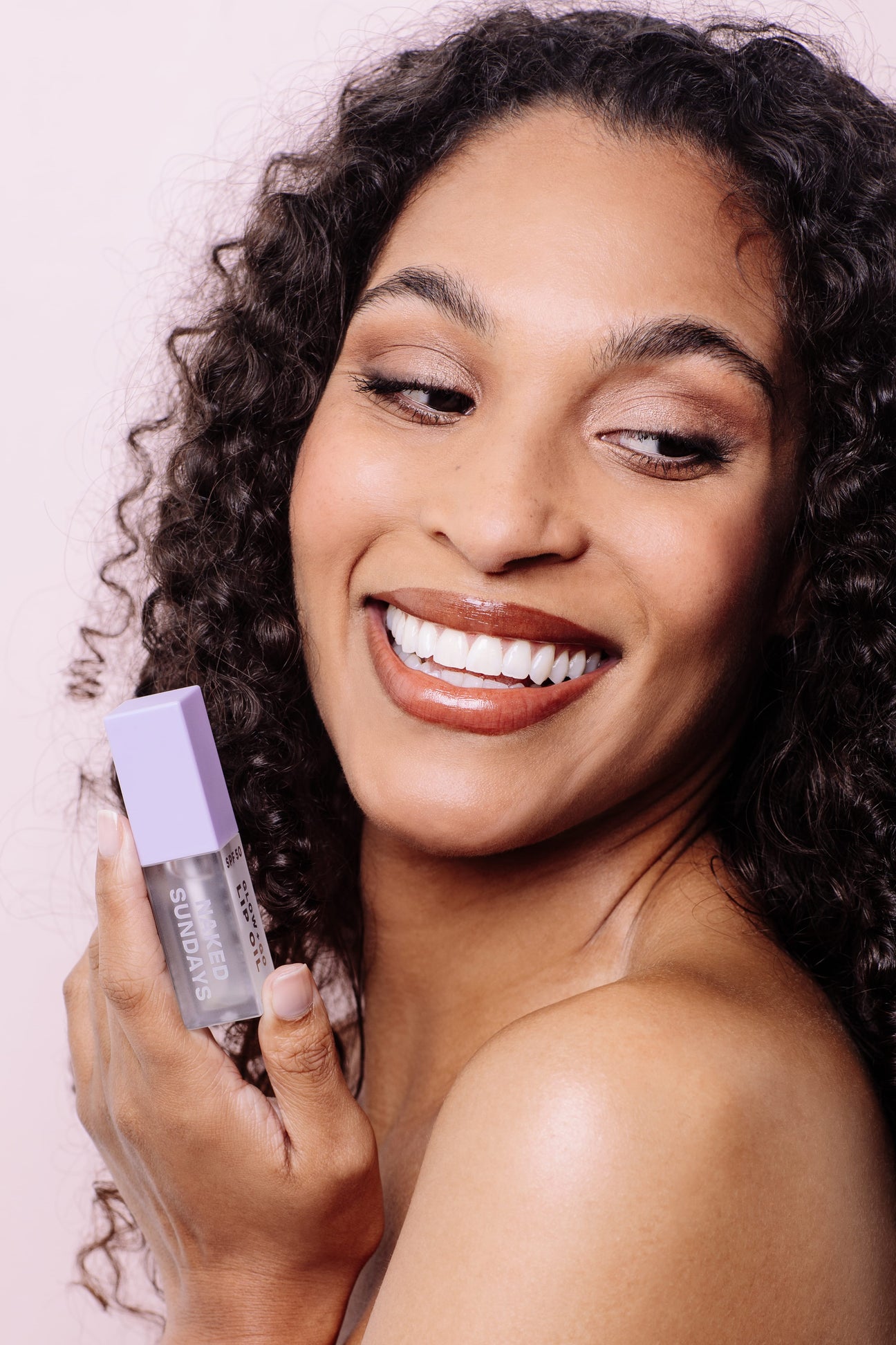 SPF50 Glow + Go Lip Oil in Coconut – Naked Sundays AUS